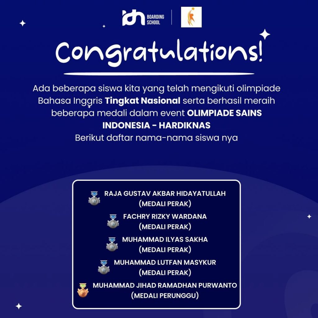 Para Peraih Medali di Event Olimpiade Sains Indonesia – HARDIKNAS di Cabang Olimpiade Bahasa ...